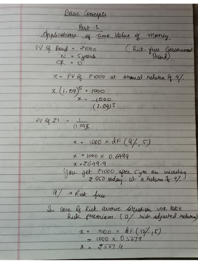 Basic Concept Class 1 | PDF