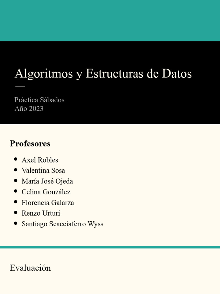 Guía de Algoritmos y Estructuras 2023 | PDF | Tipo de datos | Variable (informática)