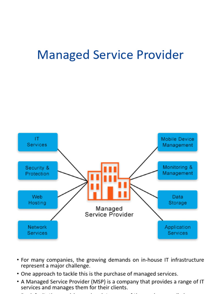 CC Managed Service Provider | PDF | Data Center | Computer Data Storage