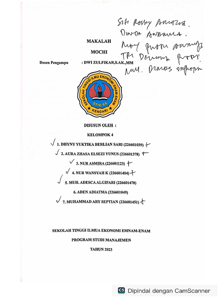 Makalah Contoh Entrepreneurship | PDF