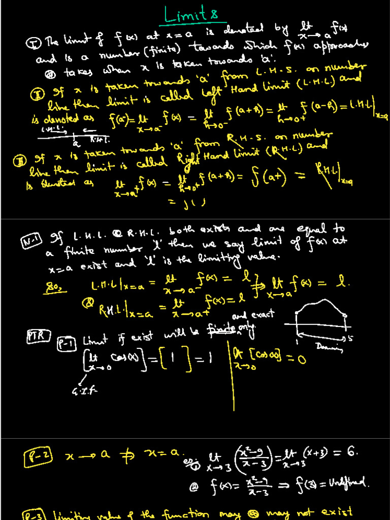 Limits | PDF Limits | PDF