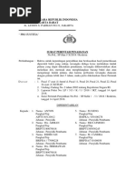 Contoh Surat Perintah Penyidikan | PDF