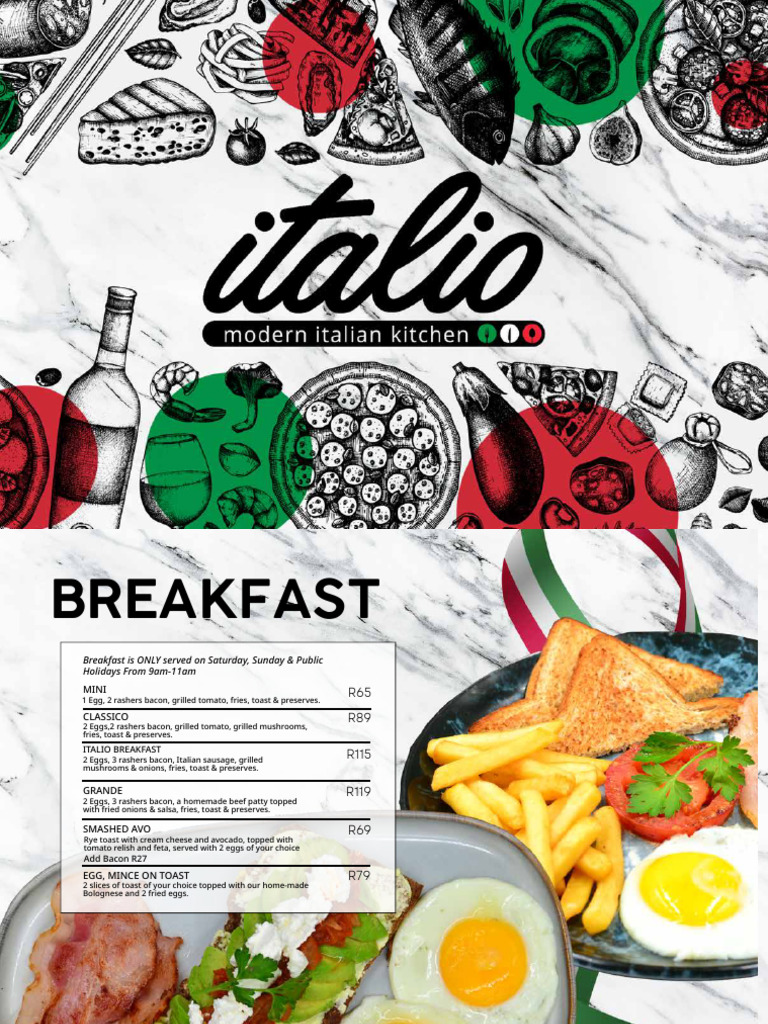 Italio Menu | Download Free PDF | Hamburgers | Pesto