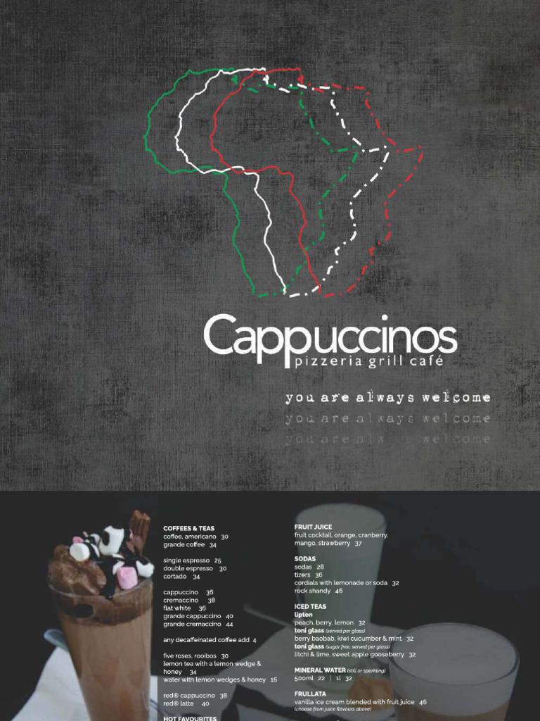 Cappuccinos Menu Nov2023 | PDF