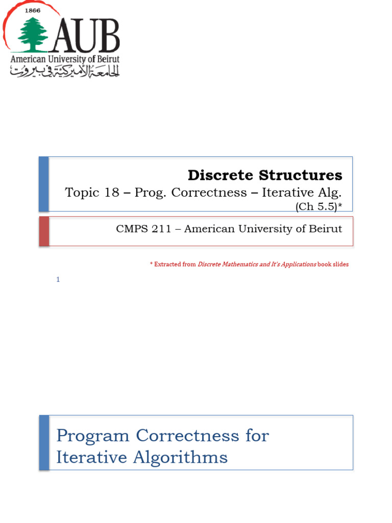 17-Correctness of Iterative Algorithms | PDF | Control Flow | Computer ... 17-Correctness of Iterative Algorithms | PDF | Control Flow | Computer ...