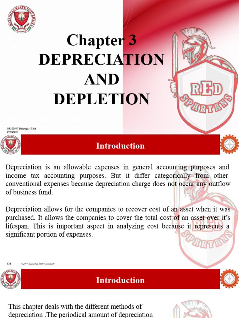 Module 3 - Depreciation and Depletion | PDF | Depreciation | Cost
