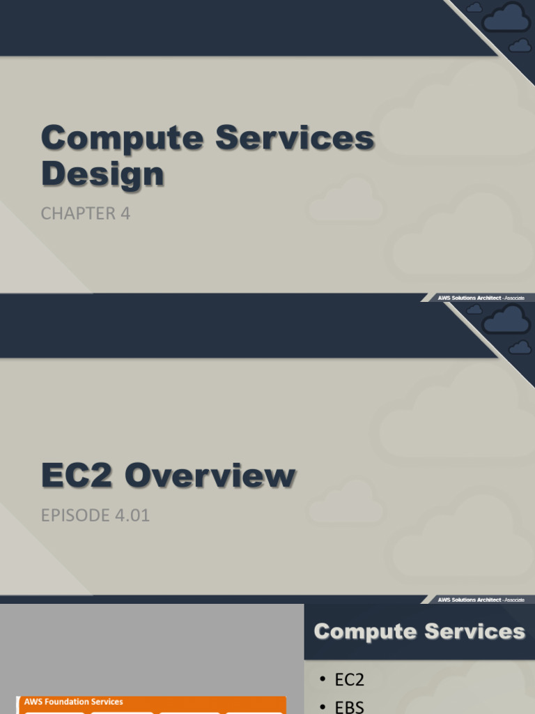 AWS+Slides+Ch+04_finalized | PDF | Cloud Computing | Computing