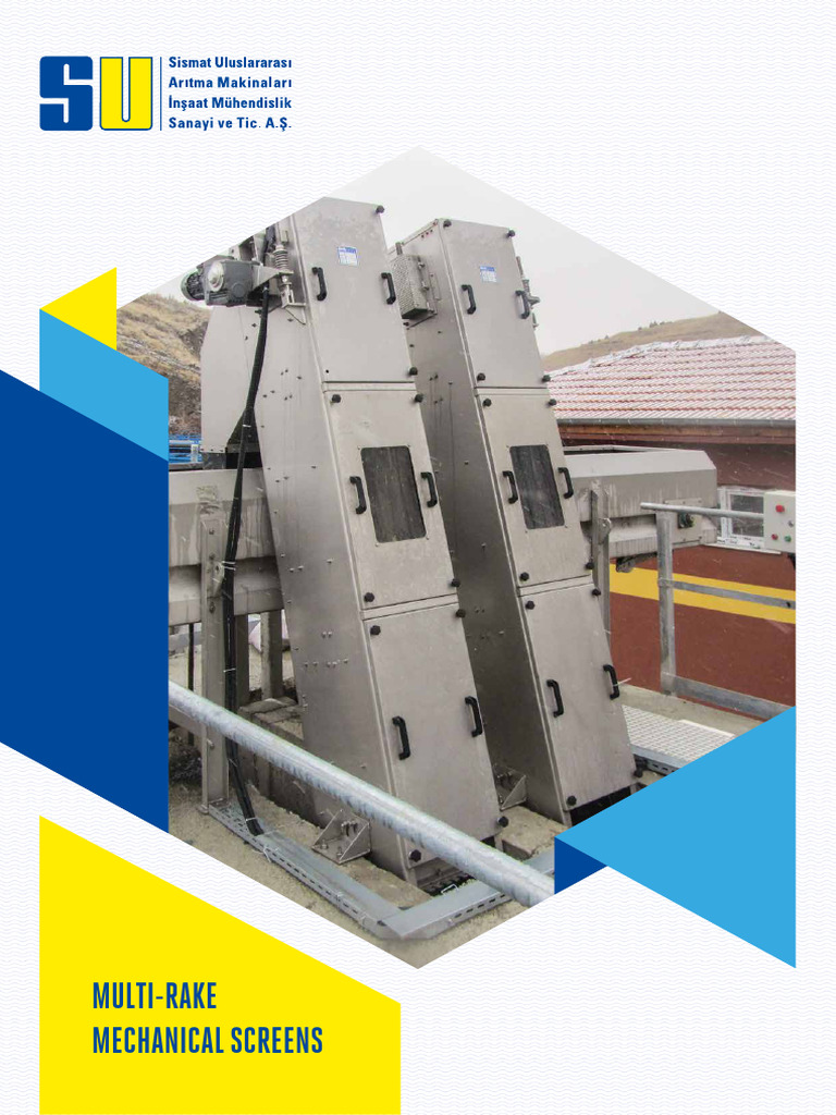 Multi-Rake Mechanical Screens Overview | PDF | Sewage Treatment ...