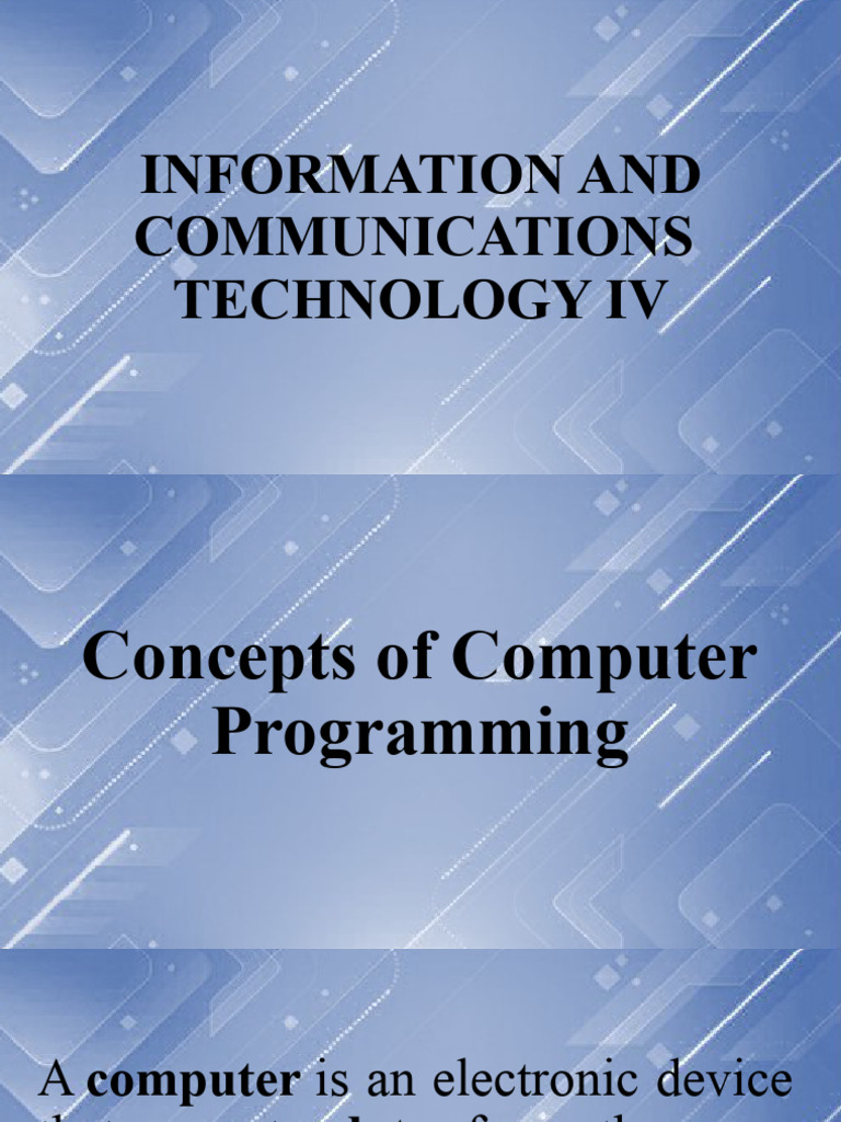 ICT4 | PDF | Computer Programming | Assembly Language