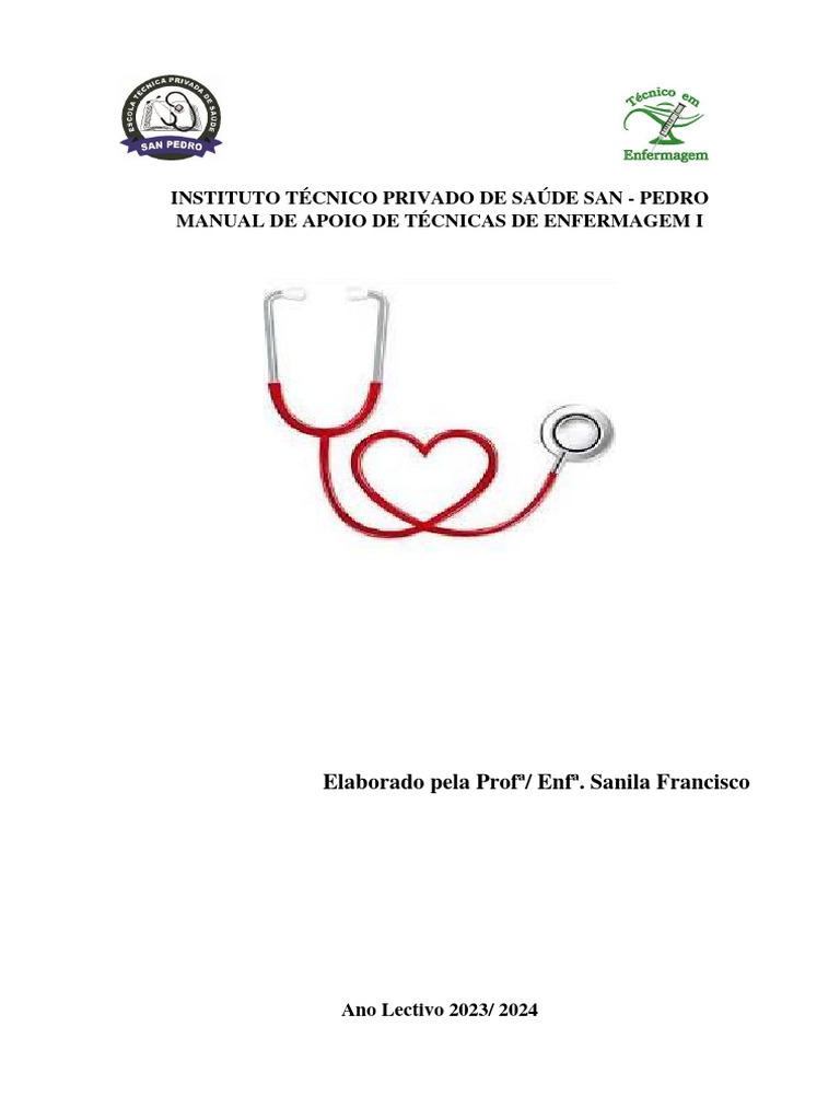 Manual de Tec Enf 023 - ACTUALIZADO 11 Classe | PDF | Enfermagem | Desinfetante
