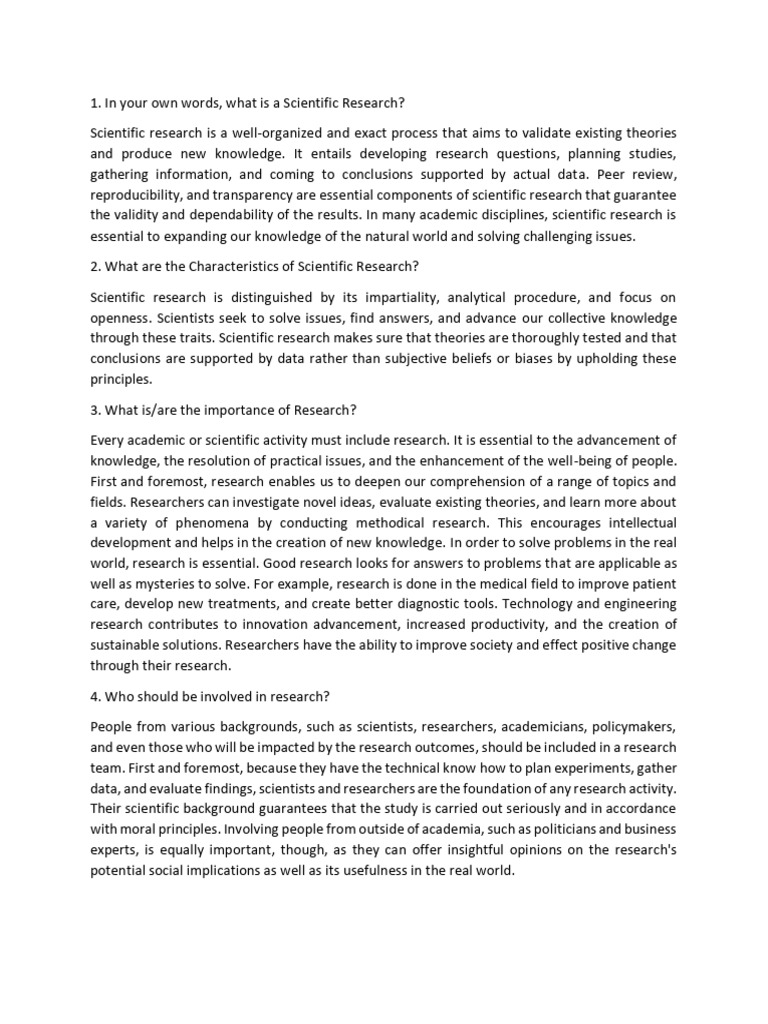 REMORERAS - Assignment No. 01 | PDF | Science | Scientific Method