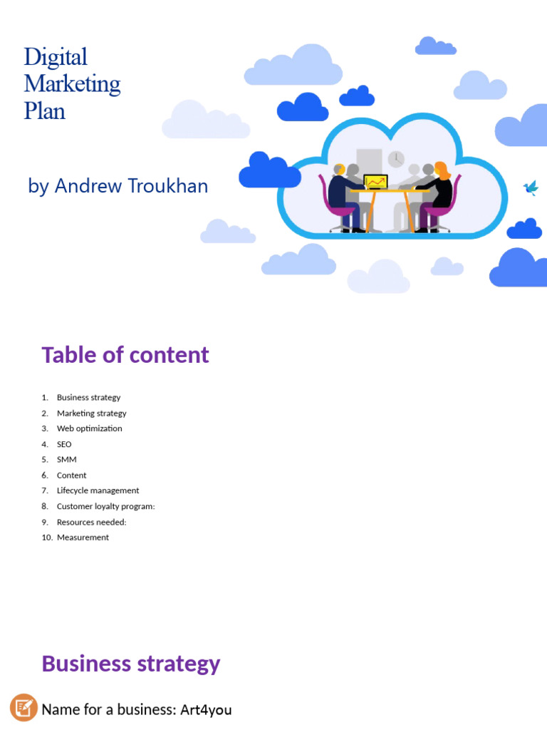 Marketing Plan Sample | PDF | Target Audience | Search Engine Optimization