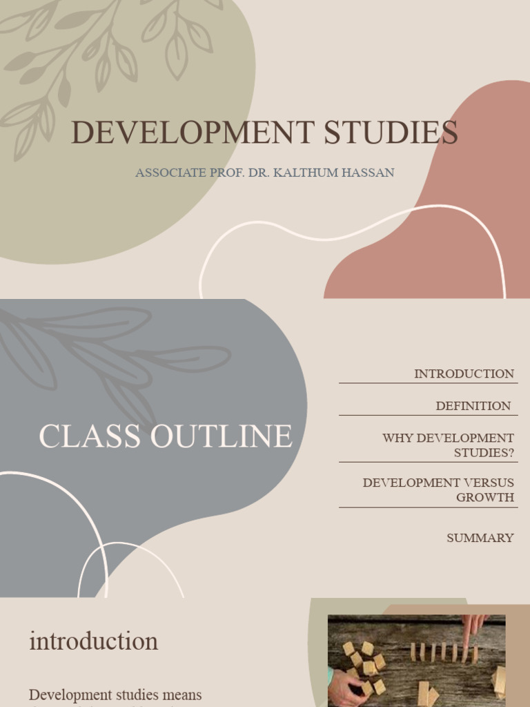 Development Studies Introduction | PDF