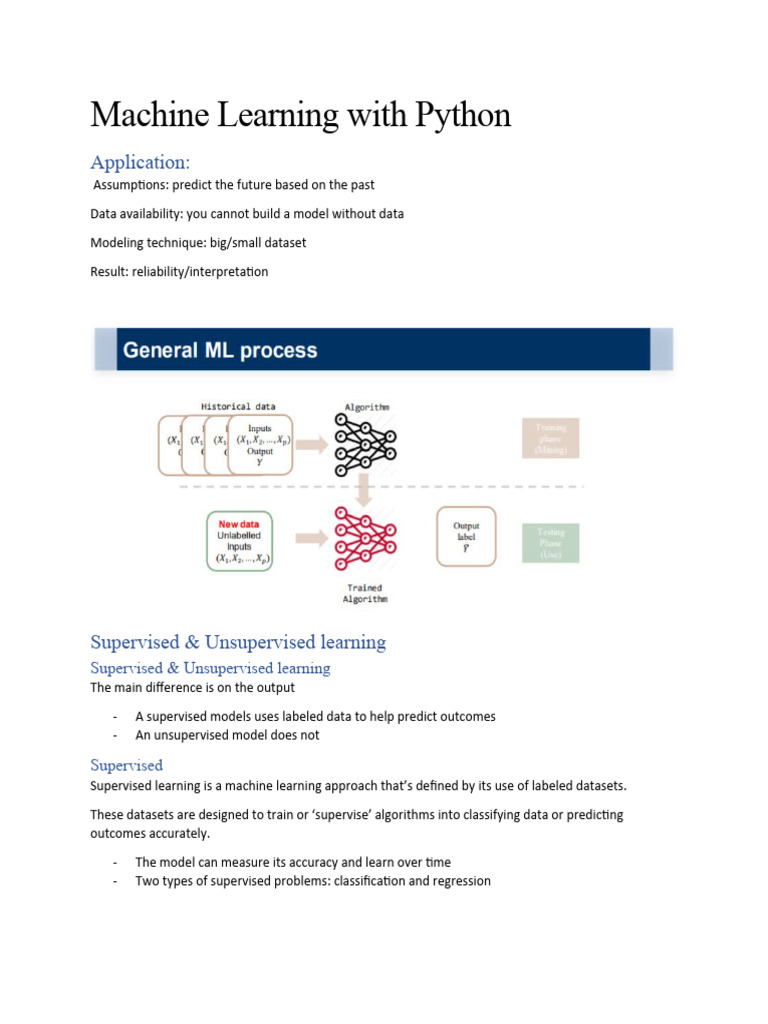 Fiches Machine Learning | PDF | Regression Analysis | Linear Regression