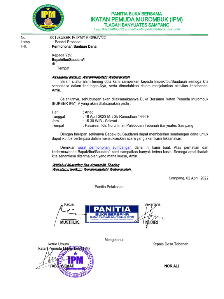 Proposal Ipm 2023 | PDF