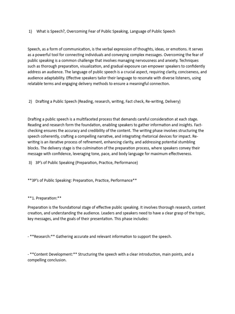 SEC Public Speaking | PDF | Leadership | Public Speaking