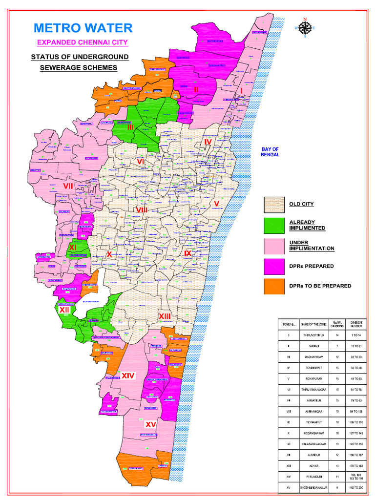 Chennai Water Dbn Map Pdf
