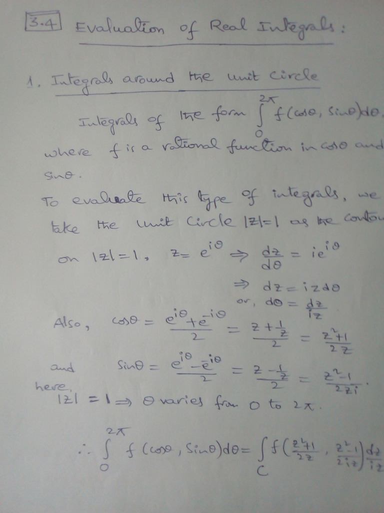 18-evaluation-of-real-integrals-30-08-2023-pdf