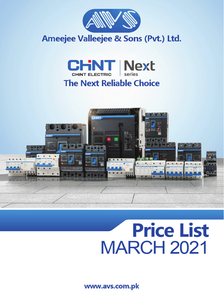 CHINT Price List Jan 2021 Updated2 | PDF