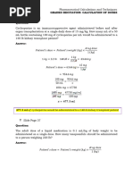 Clexane Dosage Calculation Table | PDF