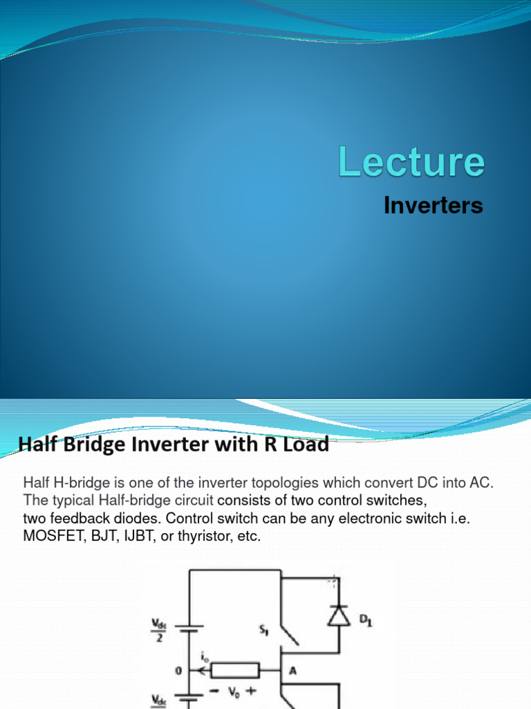Slides Lec 10 Inverters | PDF