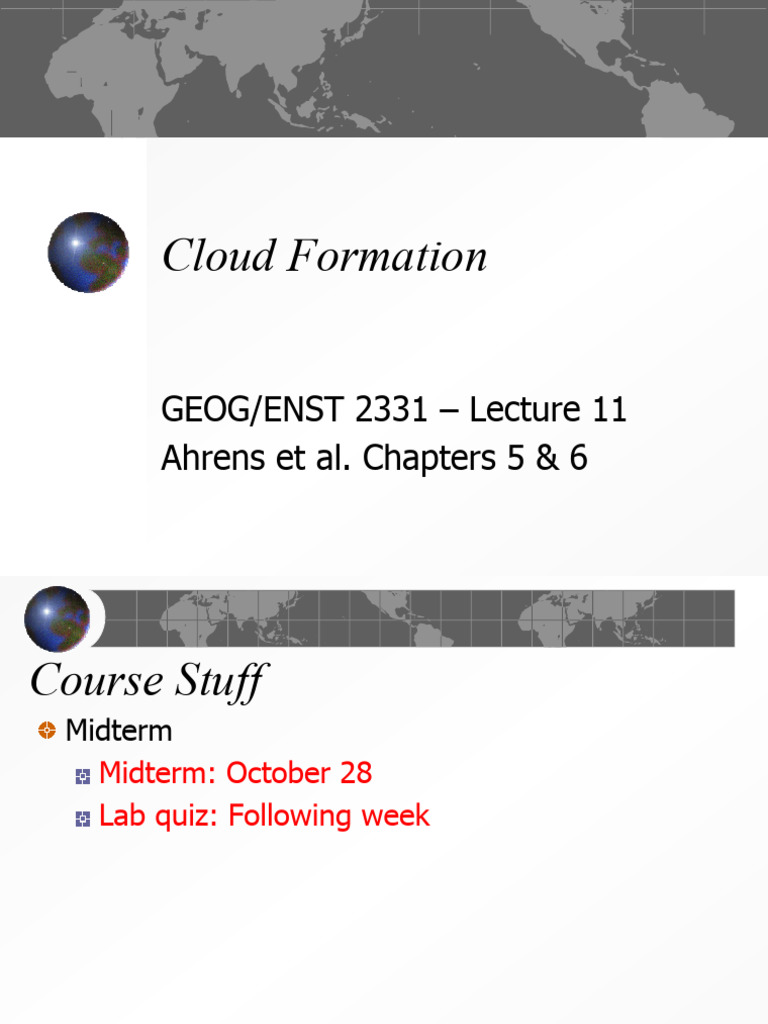 2331 Lecture11 CloudFormation W15 | PDF | Cloud | Atmosphere Of Earth