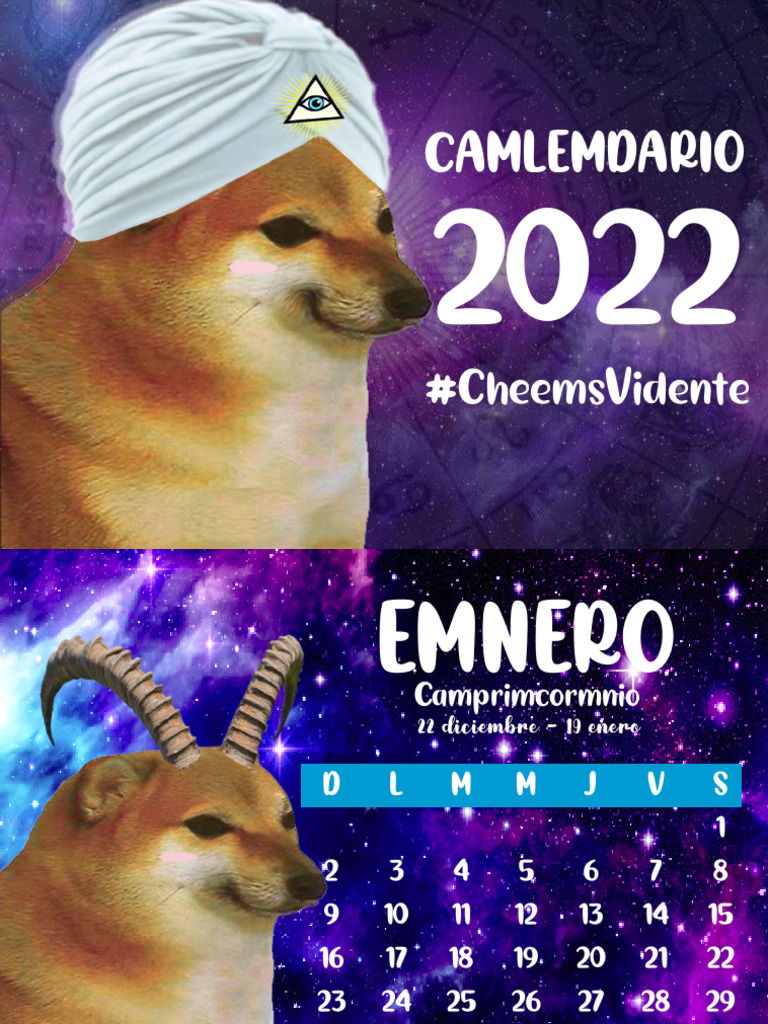 Calemdario Cheems | PDF