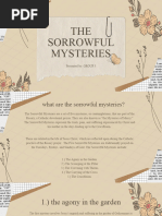 The Sorrowful Mysteries - Rosary Center & Confrat | PDF | Rosary | Jesus