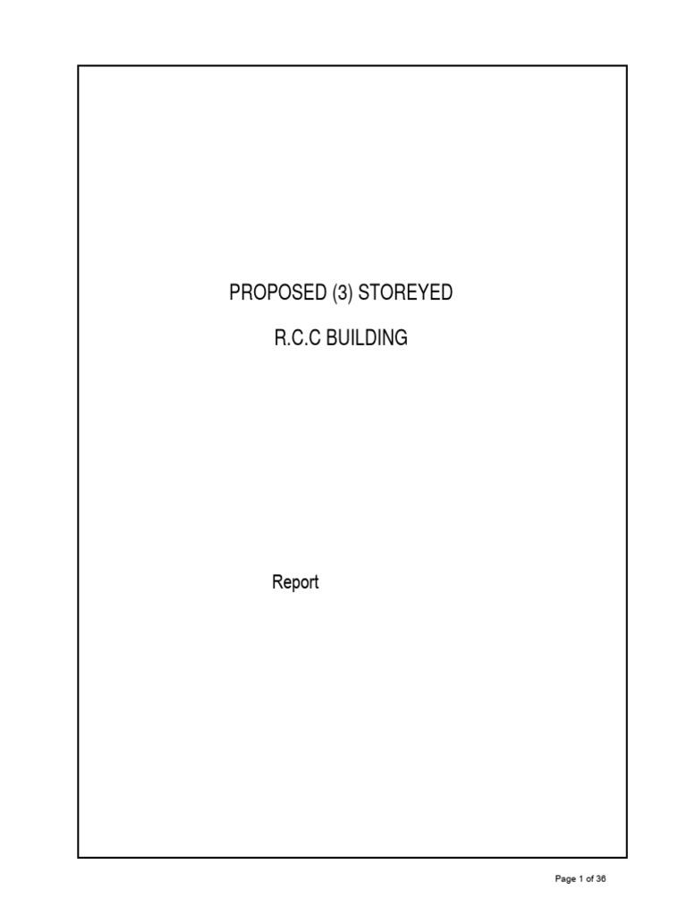 Design Calculation (Report)_ Example | PDF | Building | Materials