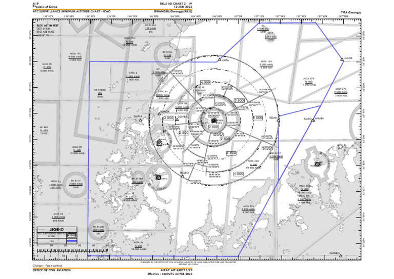 (2-19) Atc Surveillance Minimum Altitude Chart | PDF
