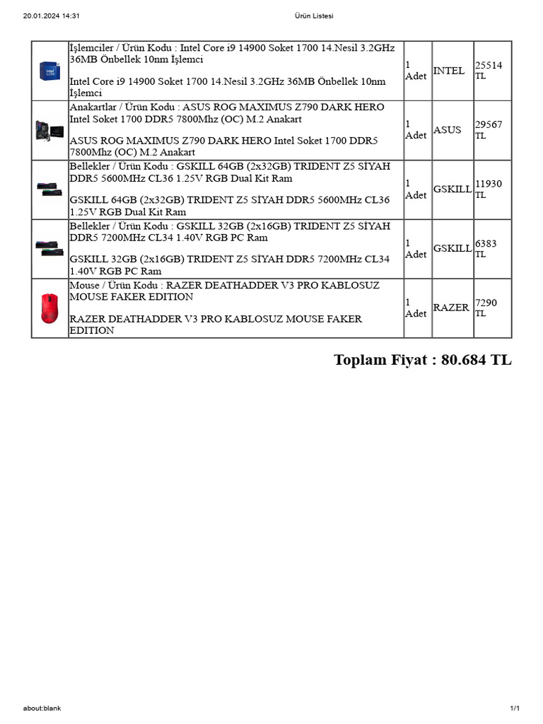 Toplam F Yat: 80.684 TL | PDF