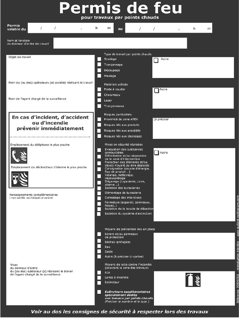Permis Feu | PDF