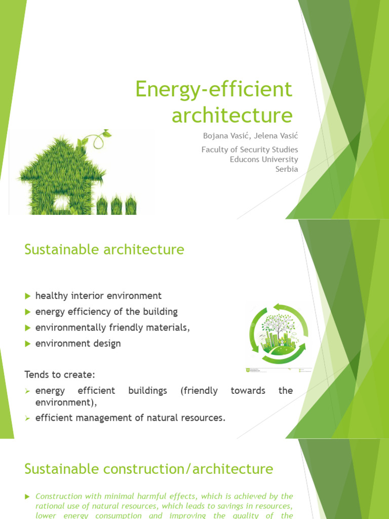 Energy-Efficient Architecture | PDF | Sustainable Architecture ...