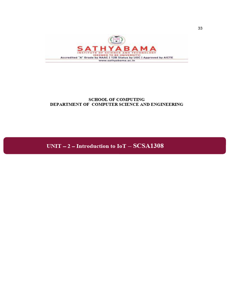 Unit 2 Notes Pdf Wireless Sensor Network Internet Of Things