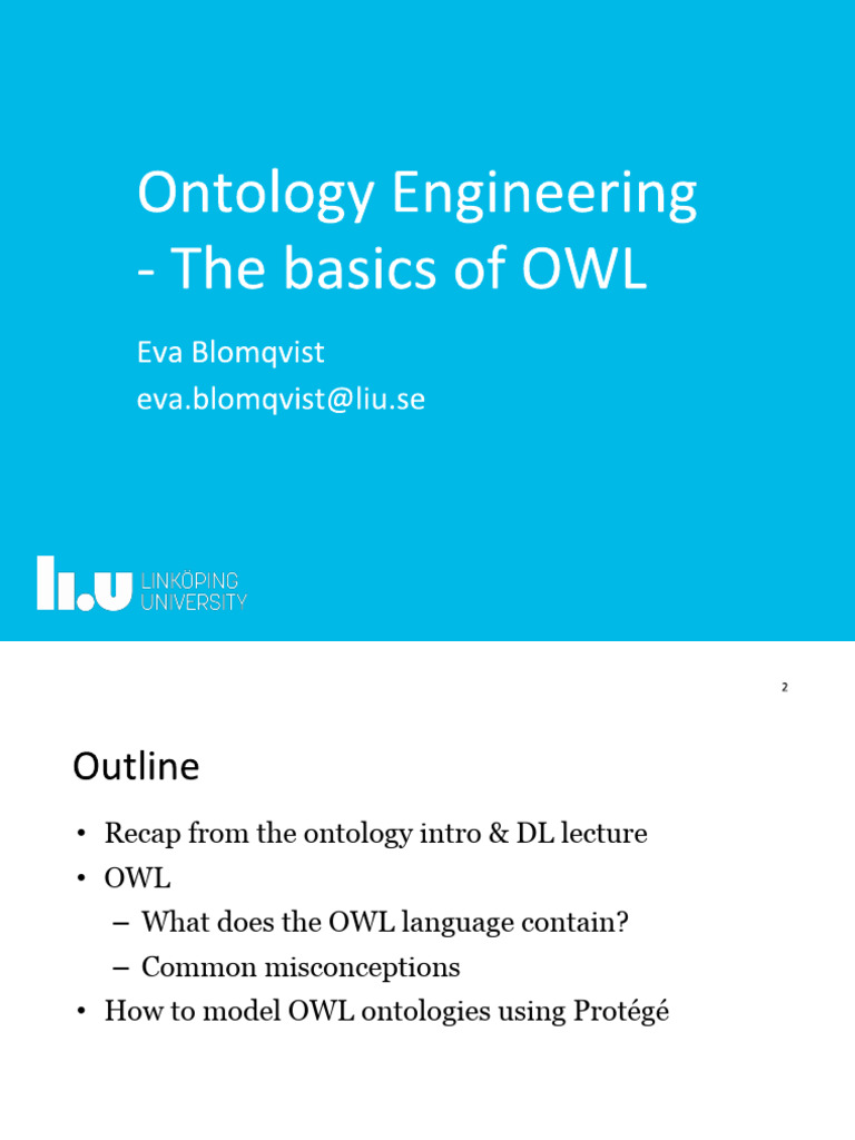OWL Basics | PDF | Resource Description Framework | World Wide Web ...