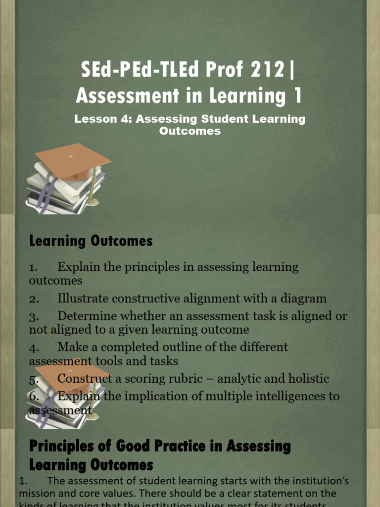 Assessment in Learning 1 | PDF | Rubric (Academic) | Educational Assessment