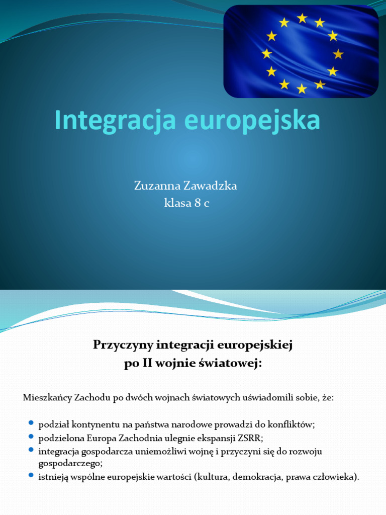 Integracja Europejska Pokaz | PDF