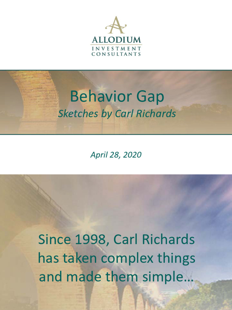 Behavior Gap Carl Richards | PDF | Career & Growth | Business