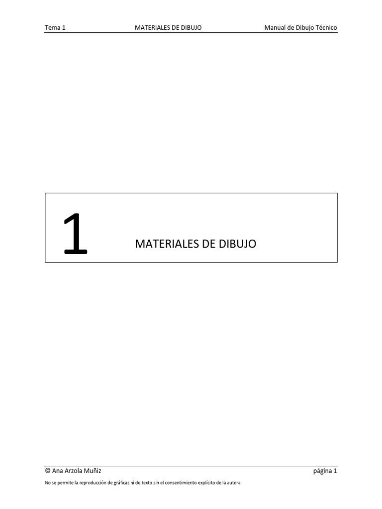 Tema 1 - MATERIALES DE DIBUJO | PDF | Dibujo | Lápiz