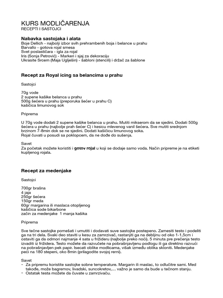 Recepti Pdf