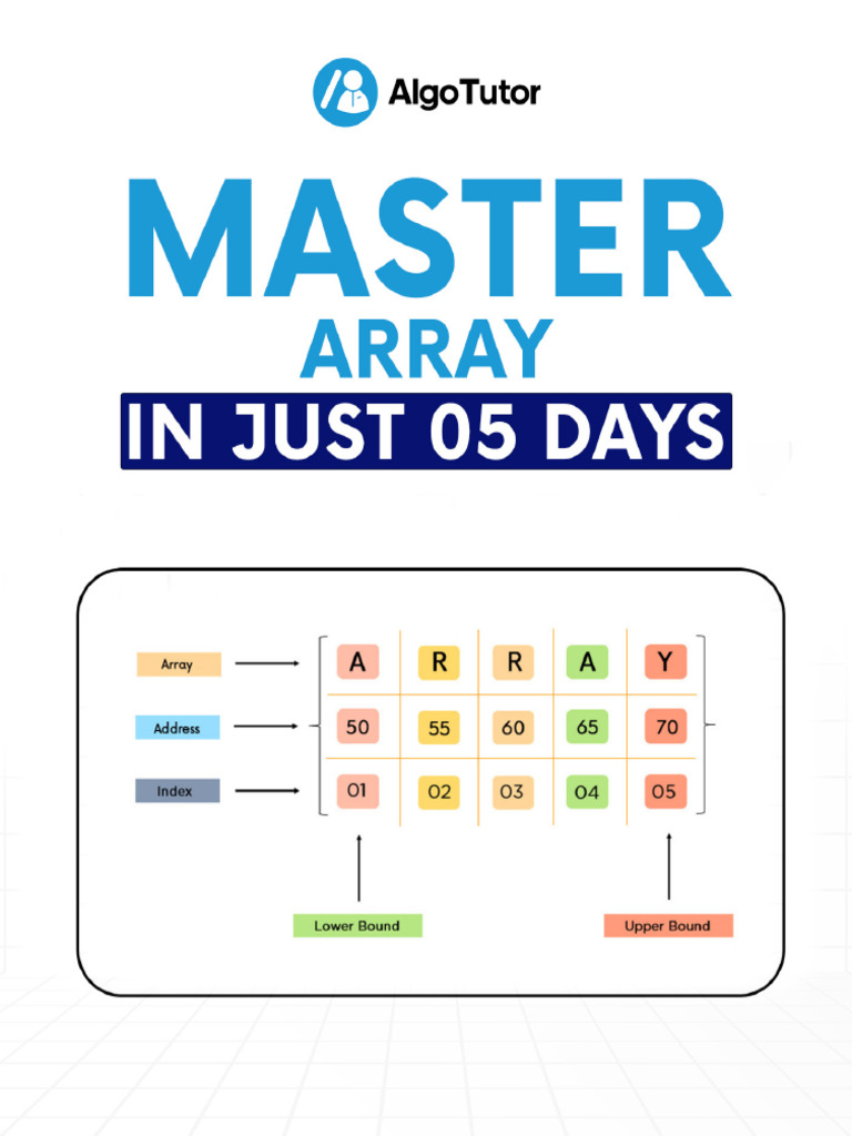 Mastering Arrays In 10 Days Pdf Computer Science Computing 5969