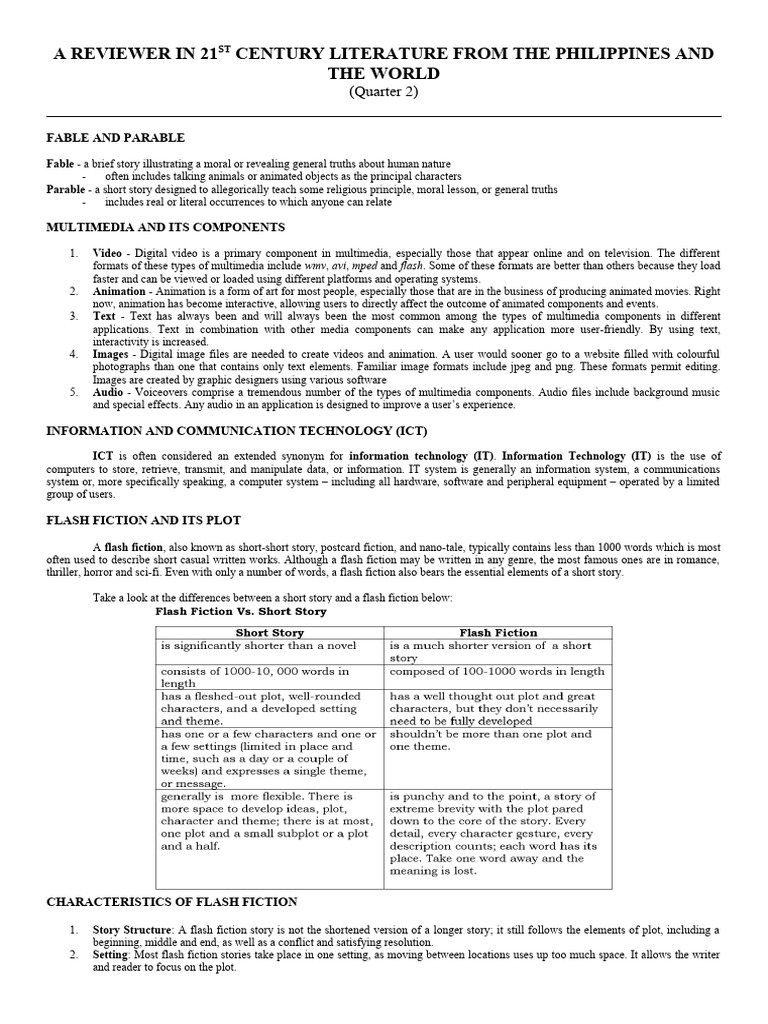 q2 Reviewer | PDF | Plot (Narrative) | Multimedia