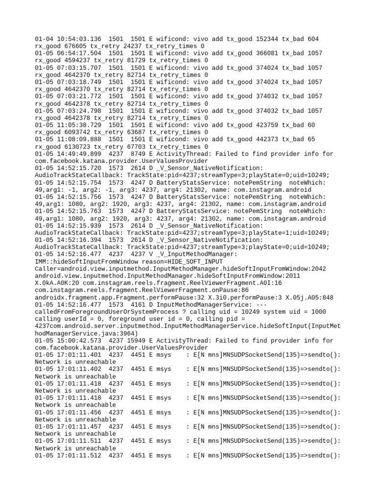 Log | PDF | Computer Programming | Computer Hardware