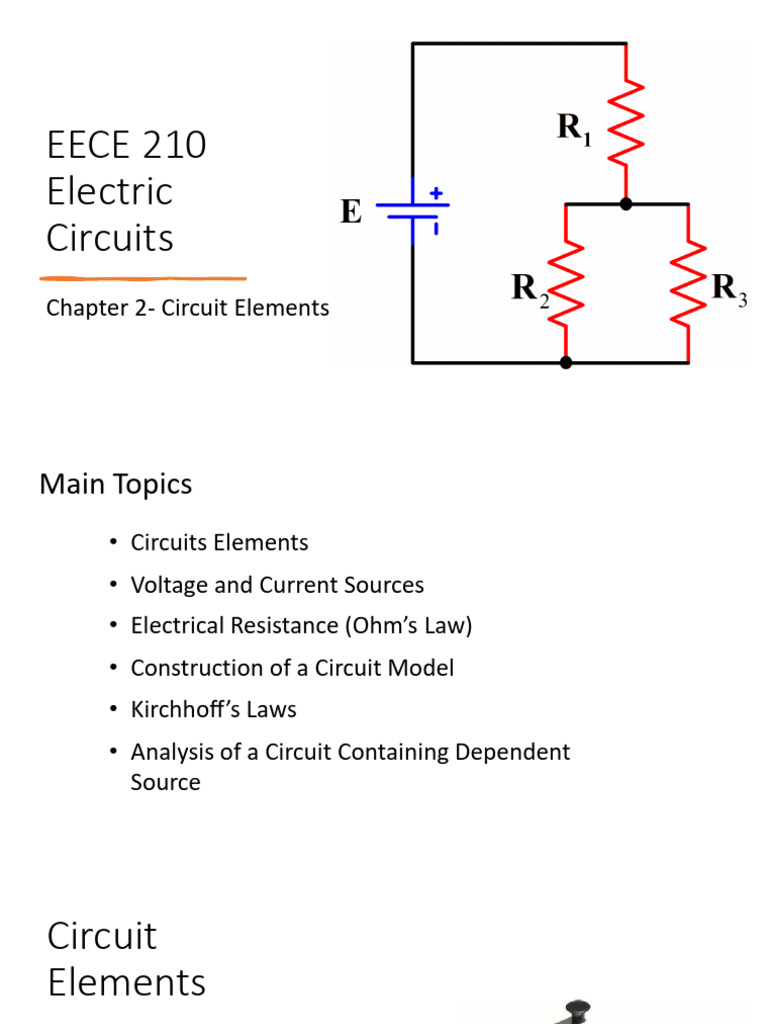 Chapter 2 Circuit Elements | PDF | Electrical Resistance And ...