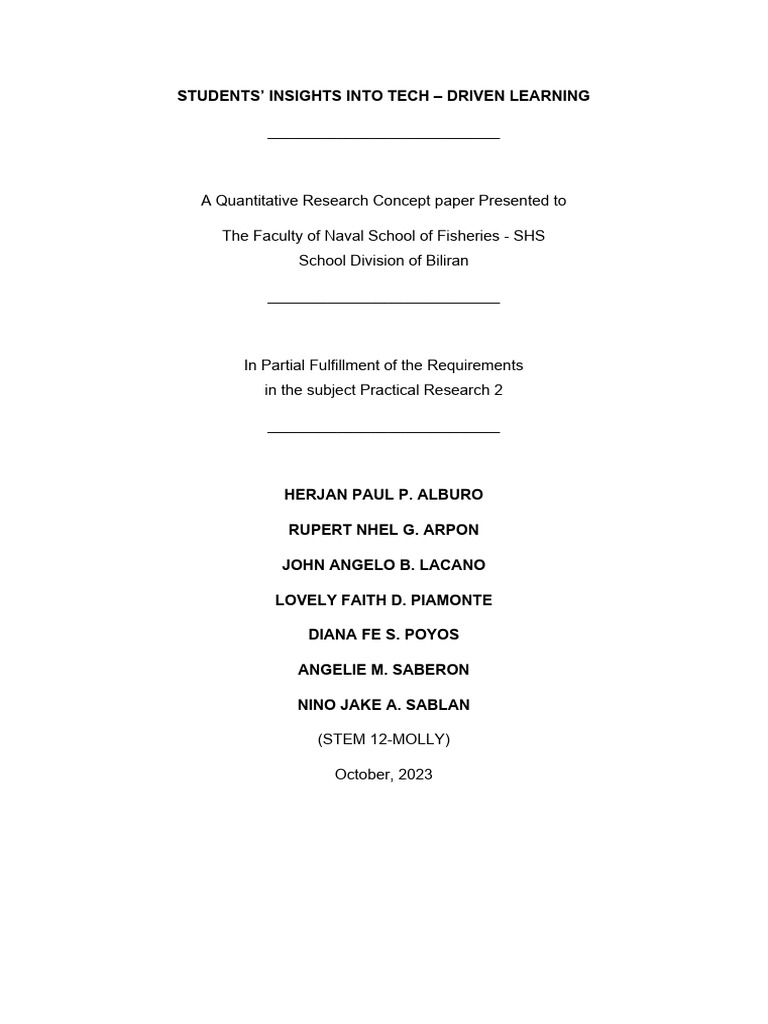 GR4 - Final Research Paper | PDF | Learning | Educational Technology