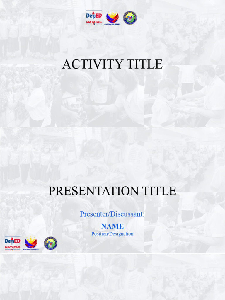 Sdosc Deped Matatag Bagong Pilipinas Ppt Template 2024 | PDF