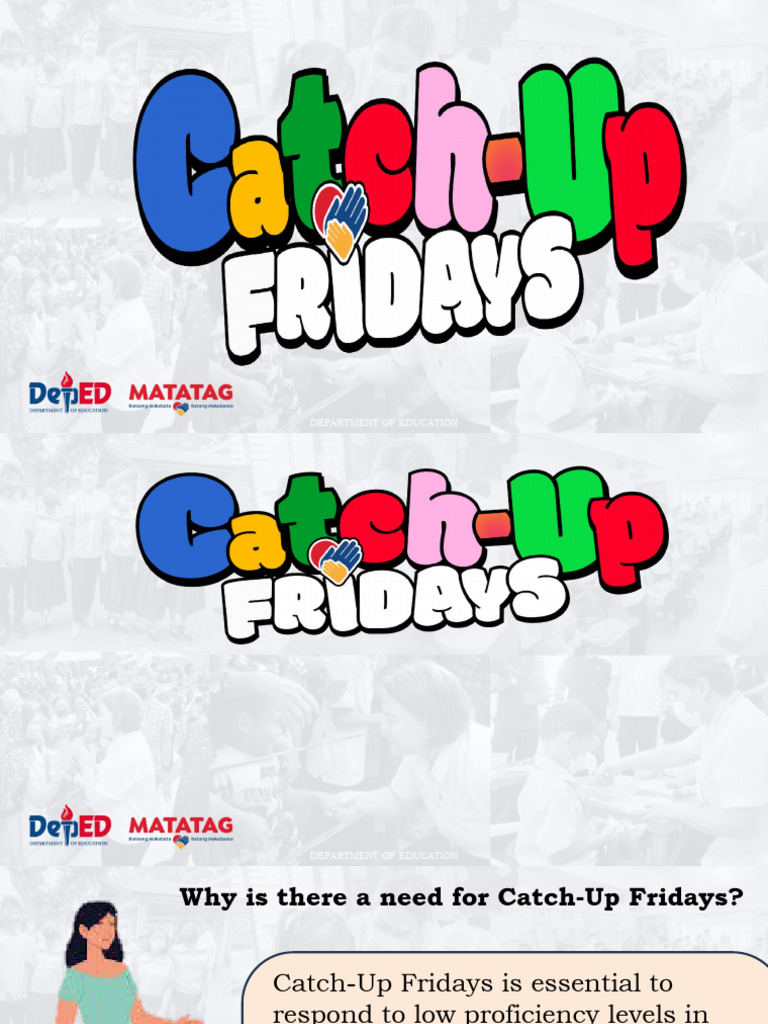 Catch Up Fridays Orientation Presentation | PDF