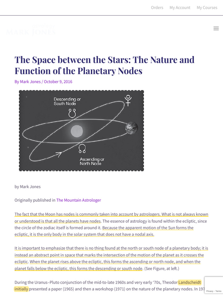 The Space Between The Stars - The Nature and Function of The Planetary ...