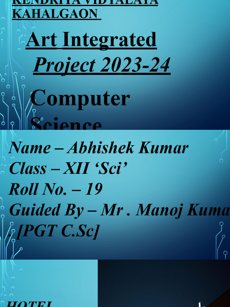 Abhishek.cs.project | PDF | Trousers | Computer Science