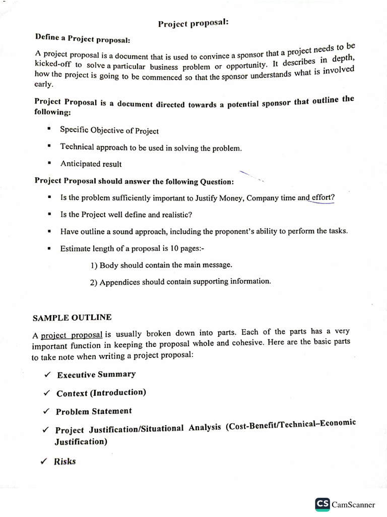 Project Proposal | PDF